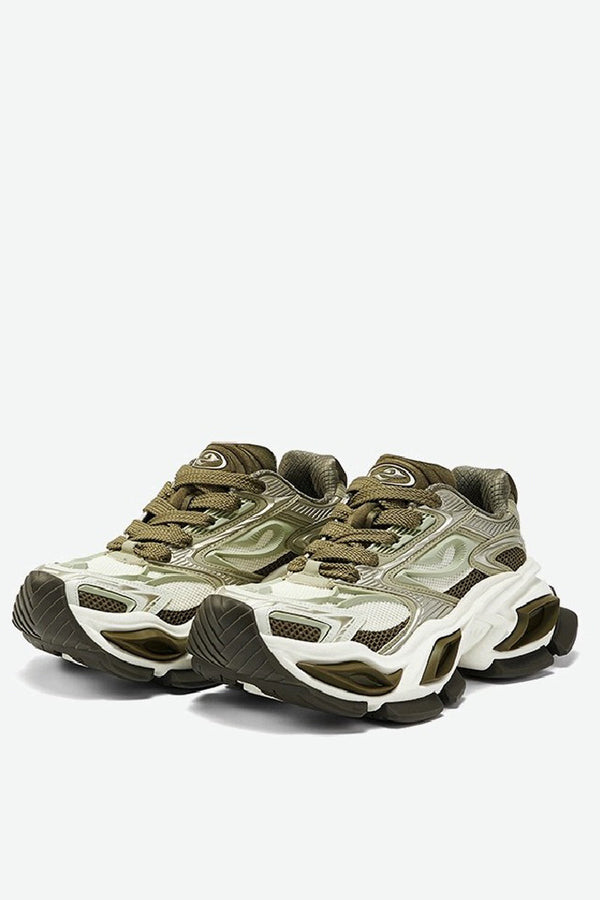 Dual-Eye Platform Running Sneakers