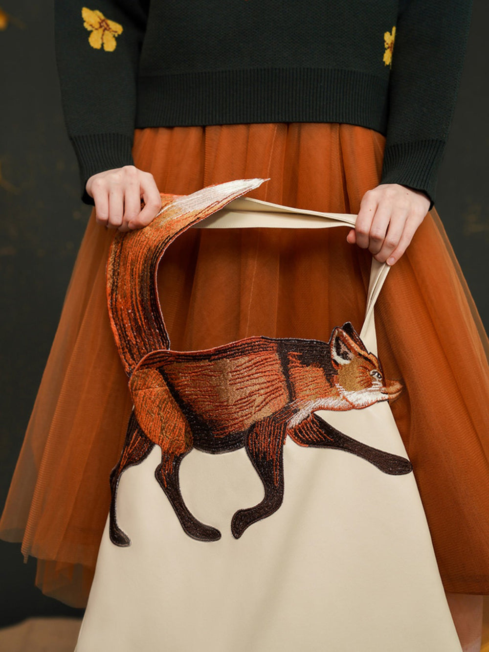 Foxy Charm Tote Bag