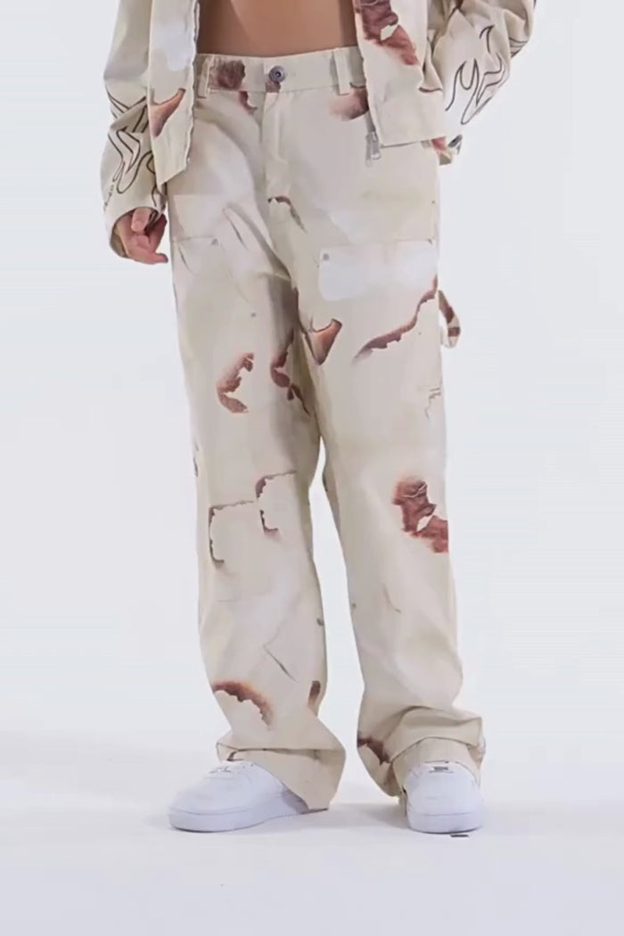 Fire-Washed Vintage Logger Pants